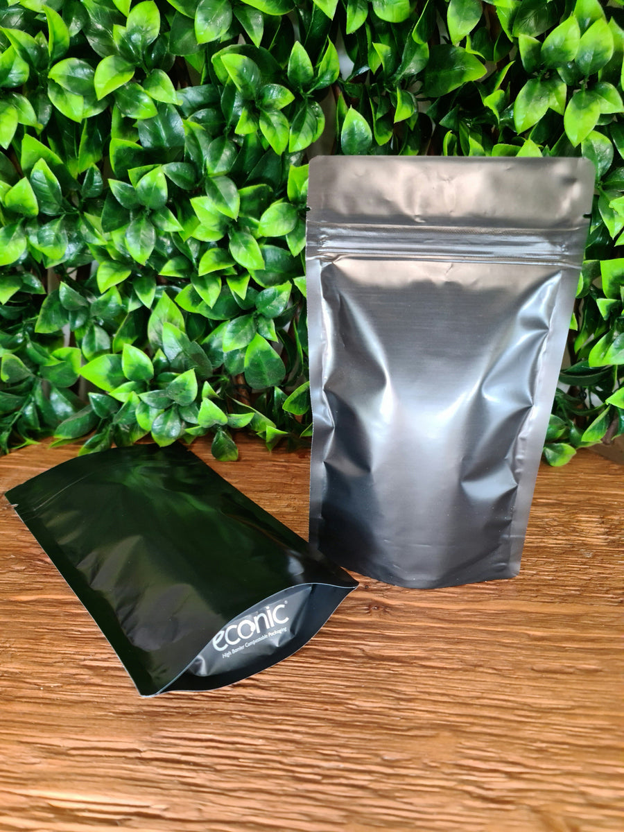 Econic®Matte Black Pouches: Small Size - 100 bags – Ember Sustainable ...
