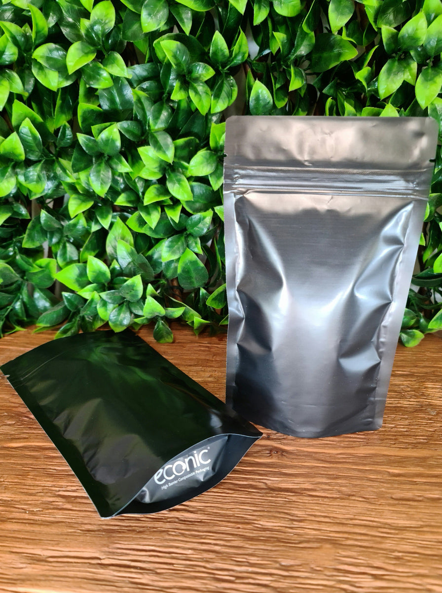 Econic®Matte Black Pouches: Small Size - 500 bags (wholesale) – Ember ...